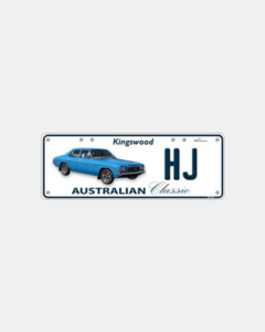 HJ Kingswood - Number Plate - Mildura Holden Motor Museum