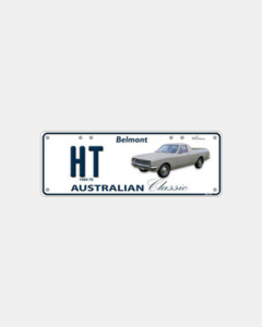 HT Belmont Ute - Number Plate - Mildura Holden Motor Museum
